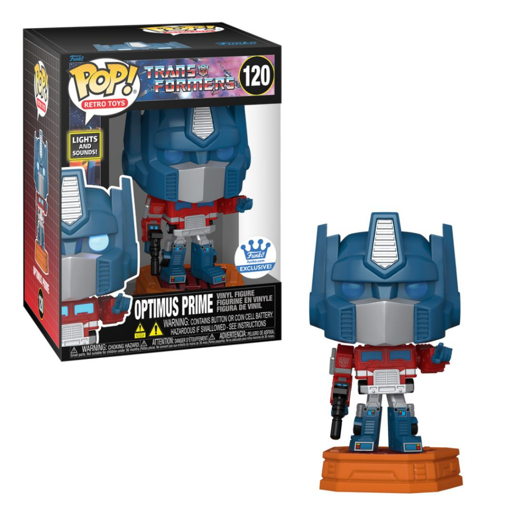 Funko Pop! Transformers: 6 Inch Optimus Prime Lights & Sound (Funko Shop Exclusive) | Shopee ...