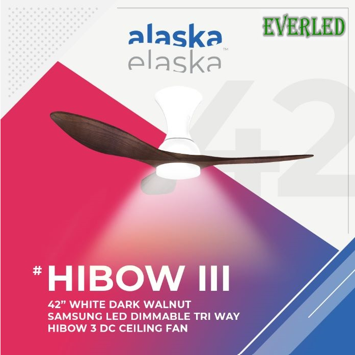 [Latest Dimmable Fan] ALASKA HIBOW III DC 42"/52" DC Ceiling Fan with ...