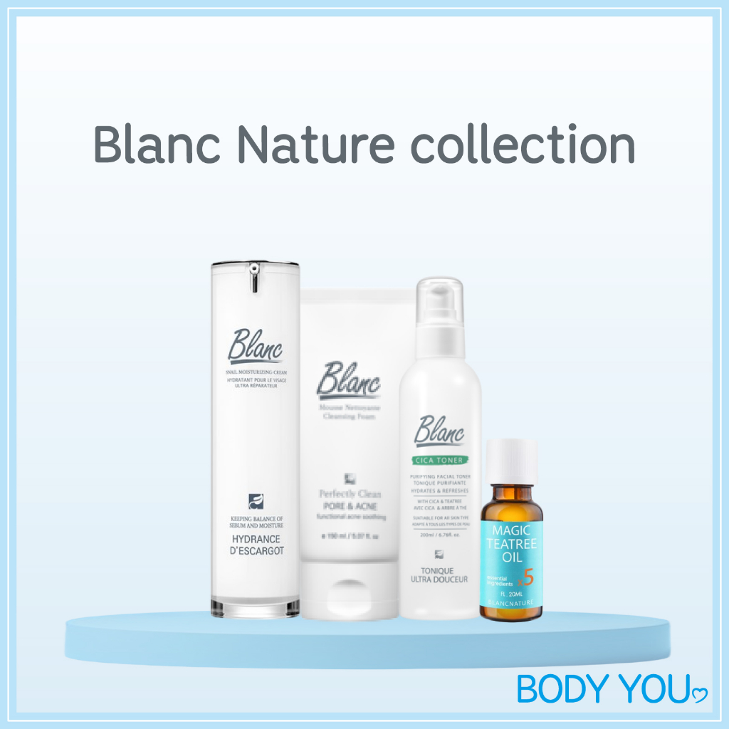 [Blanc Nature] Blanc Nature Collection Full Set Acne Pimple treatment ...
