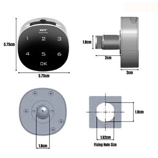 SG SELLER Letter Box Digital Lock WT Letterbox Keyless Mailbox 20mm HDB ...