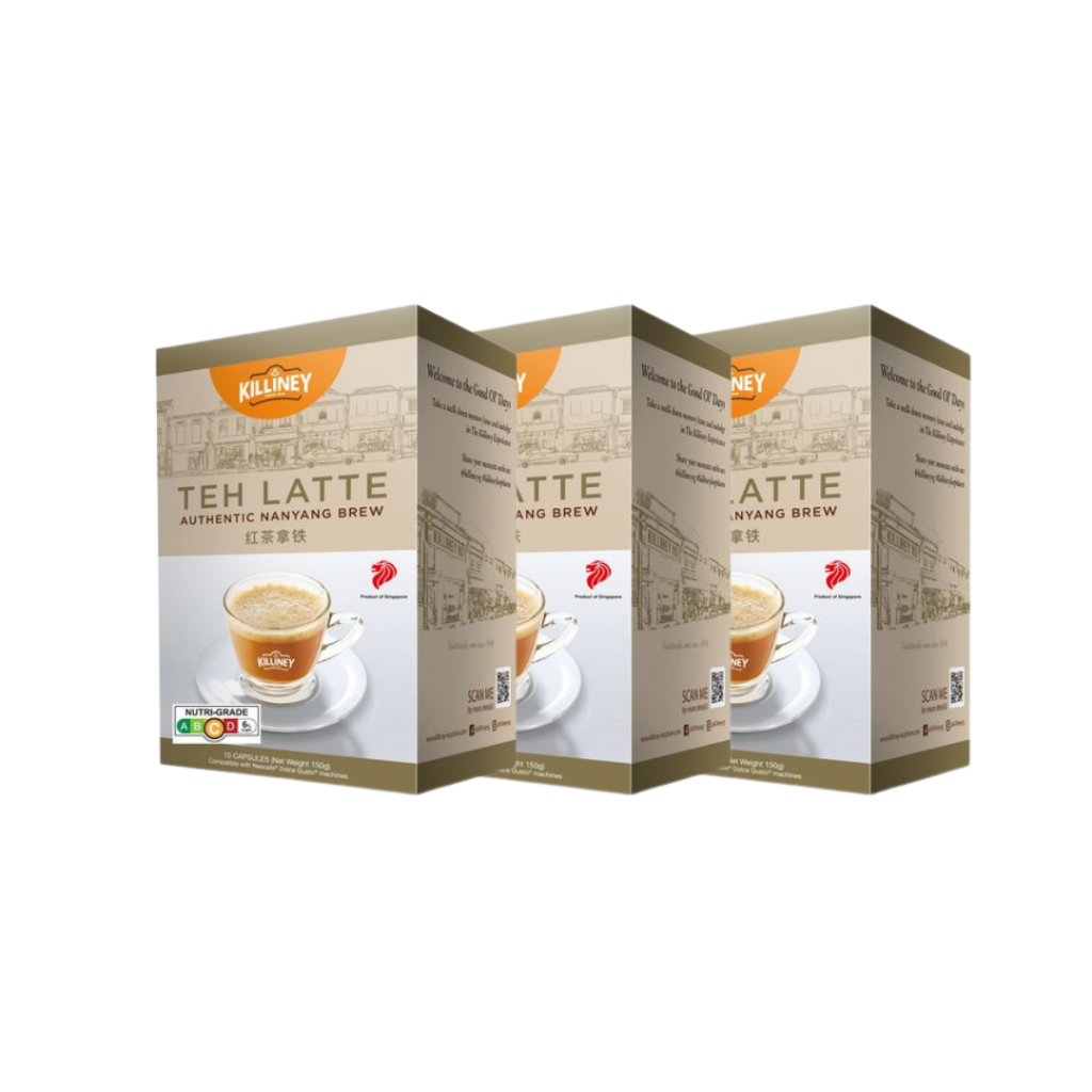Killiney Teh Latte Trio Bundle (Dolce Gusto Compatible Capsule Pods ...