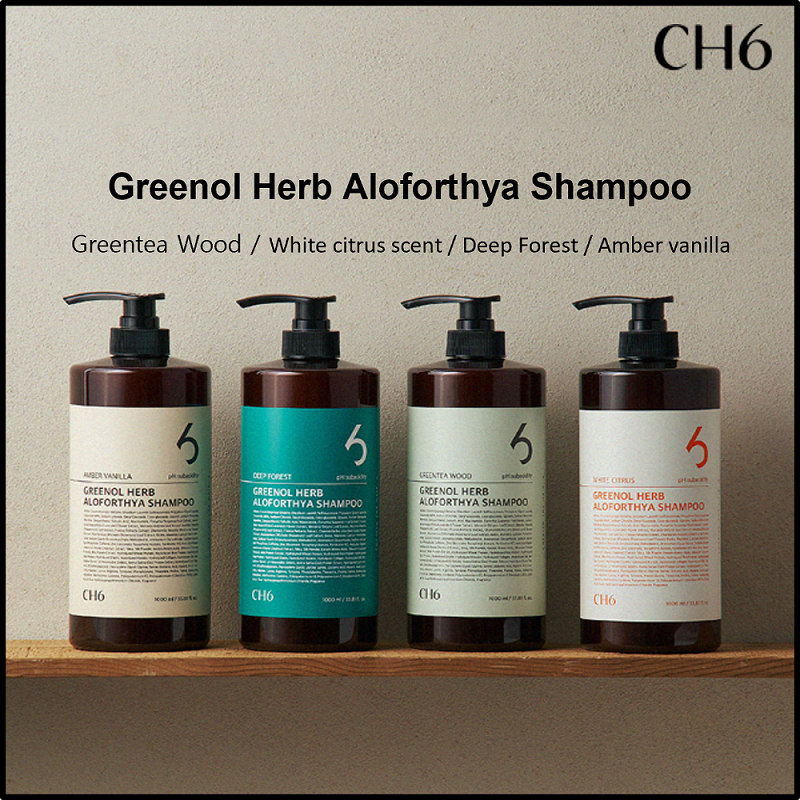 [ CH6 ] Greenol Herb Aloforthya Shampoo 1000ml 4type ( Anti Hair Loss ...