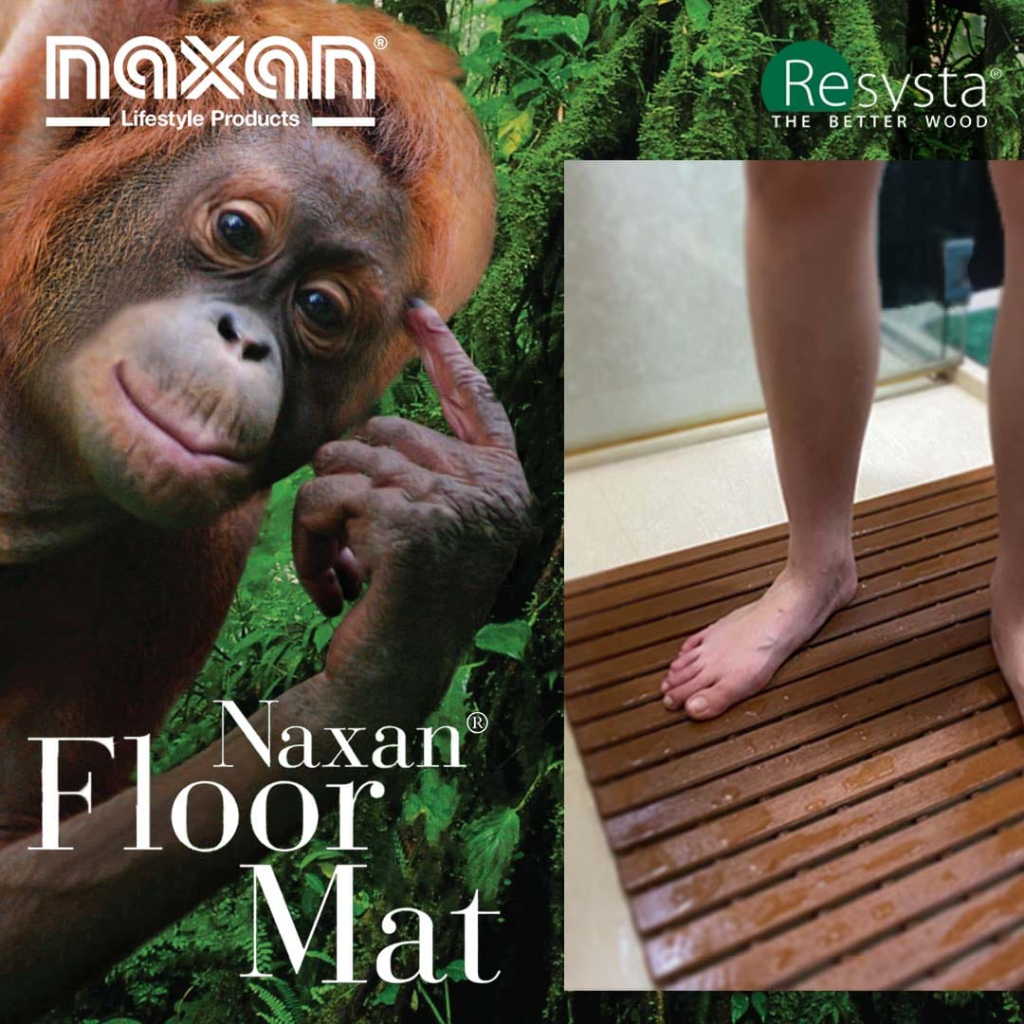 Naxan® Resysta® Anti-Slip Bath Mat Made of Resysta® | Shopee Singapore