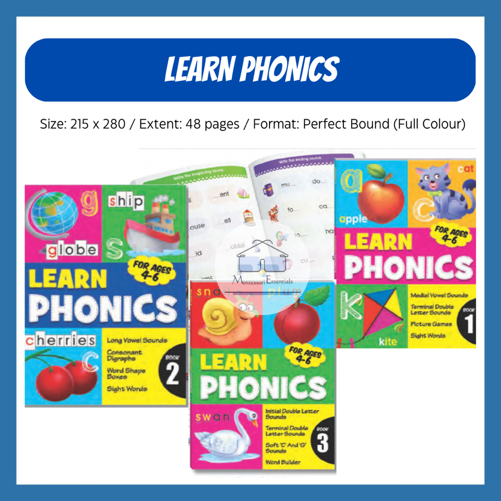 Mind to Mind: Learn Phonics For Age 4-6 Activity Assessment Books ...