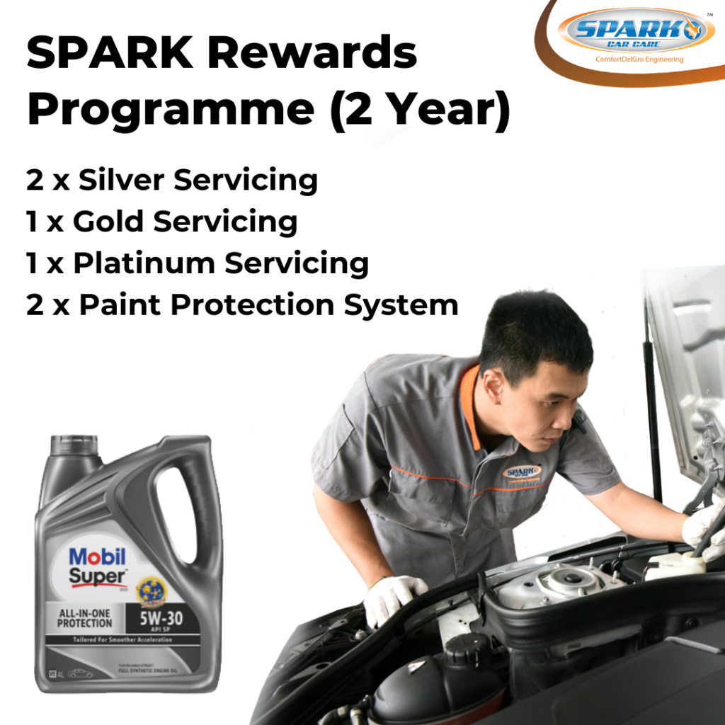 Mobil Car Servicing Package SPARK Rewards Programme (2 Year) | Shopee ...