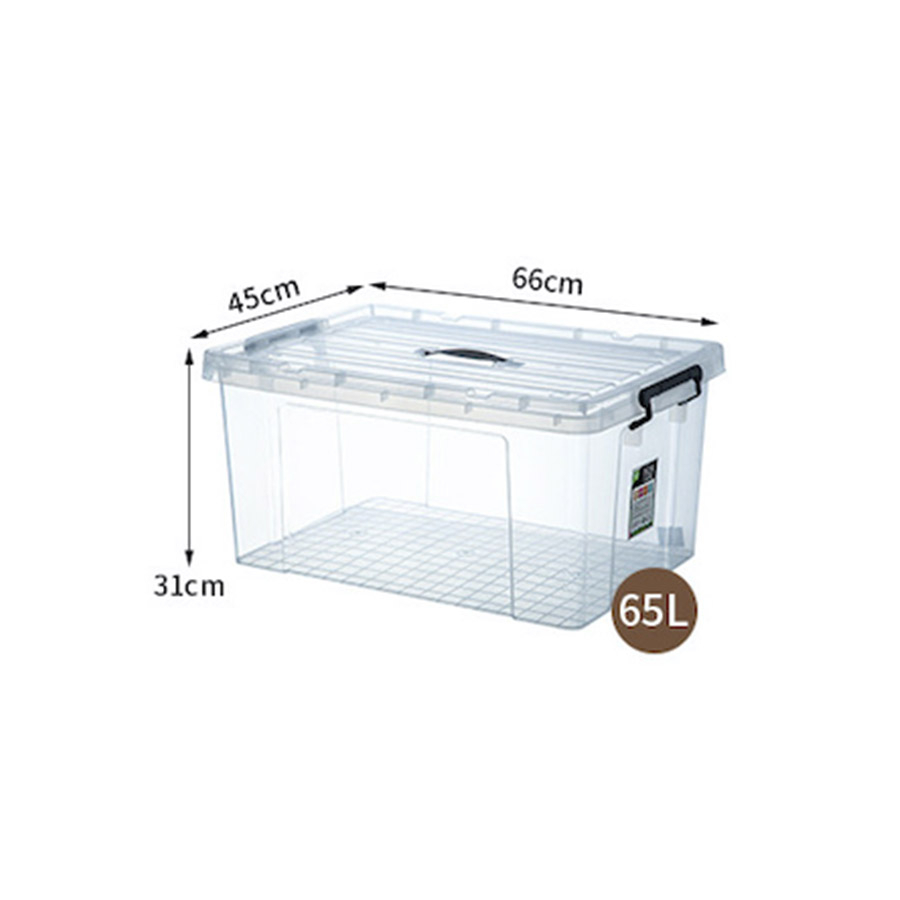 Easyhome.sg Clear Storage Box Plastic Transparent Container Home ...