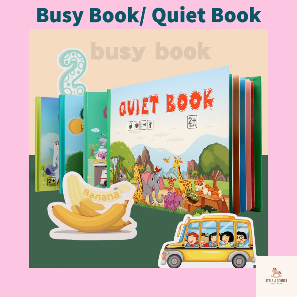 My First Busy Book DIY Quiet Book Educational Toys for Kids Montessori ...