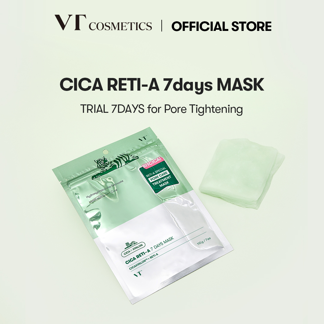 [VT] Cica RETI-A Seven days mask Anti-aging, Brightening, Wrinkle Care ...