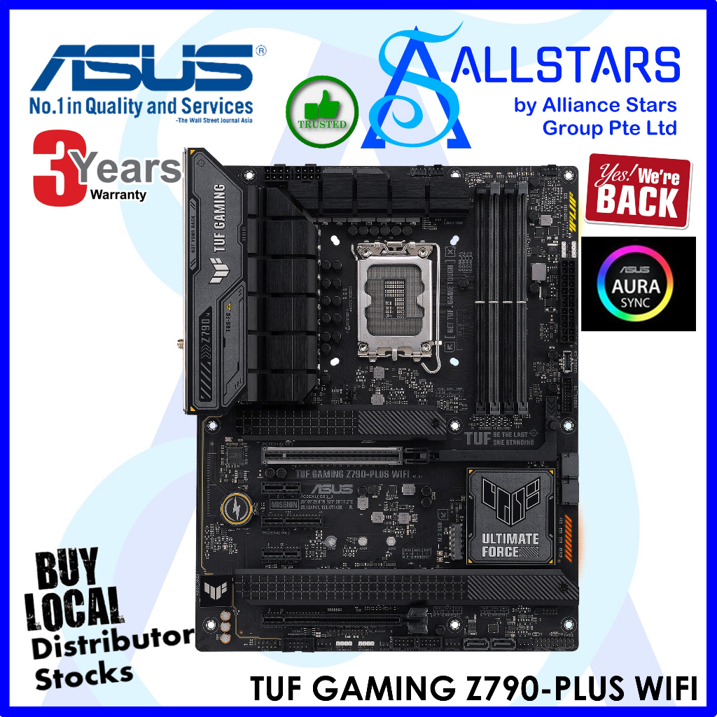 ASUS TUF Z790-Plus WIFI Intel LGA1700 Mainboard (TUF GAMING Z790-PLUS ...