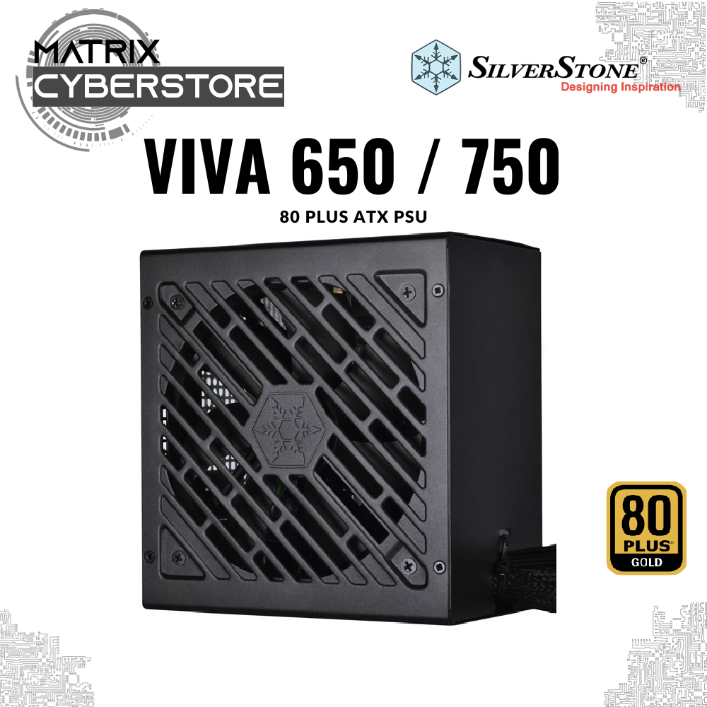Silverstone VIVA 650W 750W Gold 80 PLUS Gold ATX Power Supply - SST ...