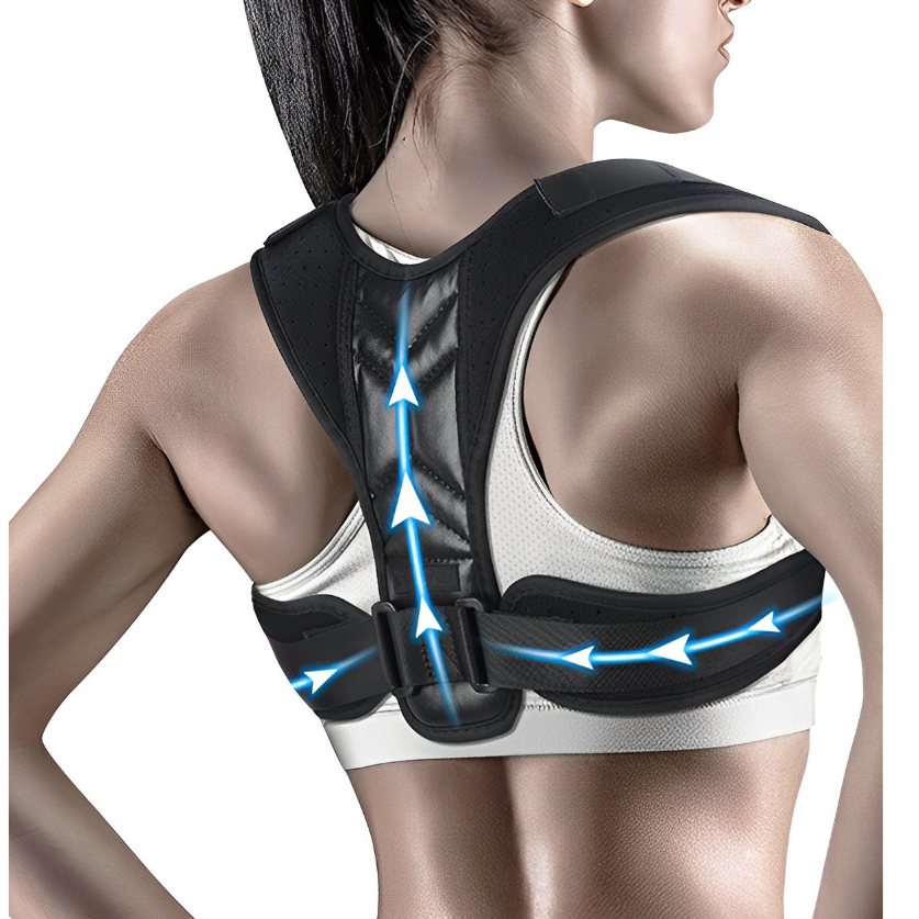 [SG READY STOCK] Posture Corrector - Adjustable Belt Strap Shoulder ...