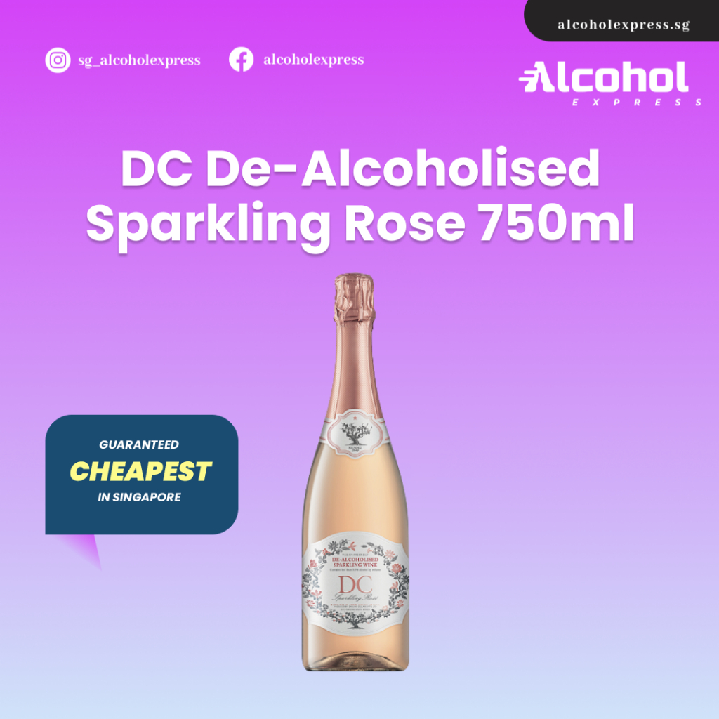 DC De-Alcoholised Sparkling Rose 750ml (Alcohol Free) | Shopee Singapore