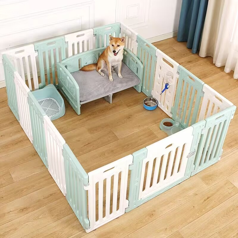 "SG SELLER" Non-skid Dog Cat Large Strong Playpen Cage Pet Fence Dog ...