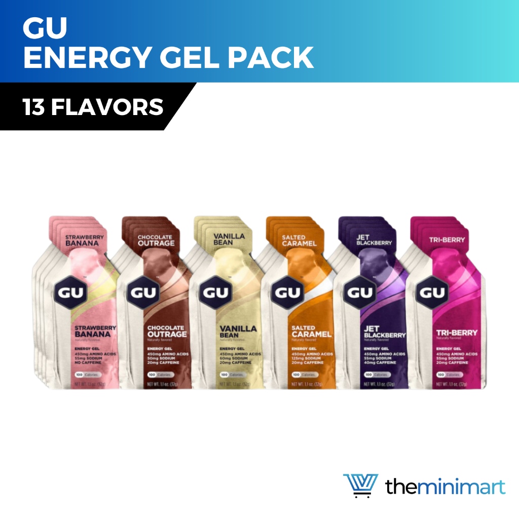 GU Energy Gel Pack 32g - 13 Flavors | Shopee Singapore