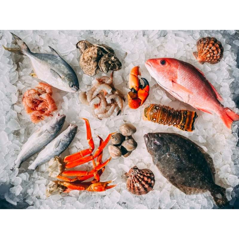 (Delivery at $3.99) Fish Combo Market- Red Snapper/Flower Grouper/Sea ...