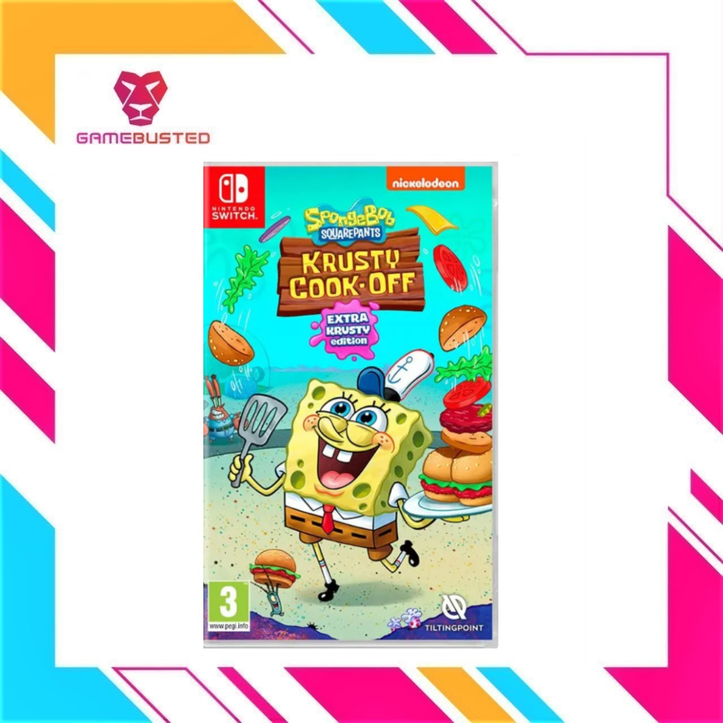 Nintendo Switch Spongebob SquarePants: Krusty Cook-Off Extra Krusty ...