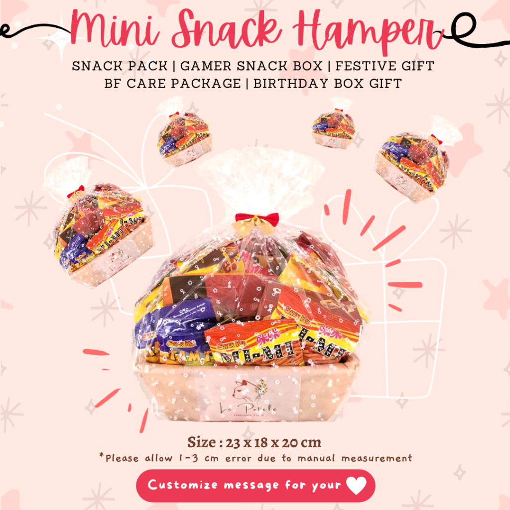 [SG] Mini Snack Hampers/Gamer Snack Box/Care Package/Birthday/Ramadan ...