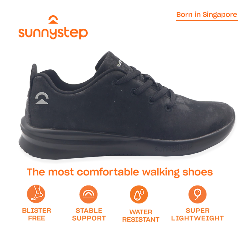 Sunnystep - Balance space runner - Velvet Full Black - Most Comfortable ...