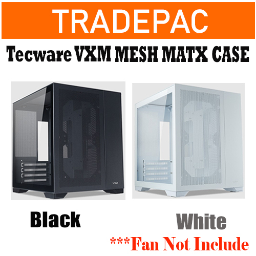 Tecware VXM MATX Mesh Case Black/White | Shopee Singapore