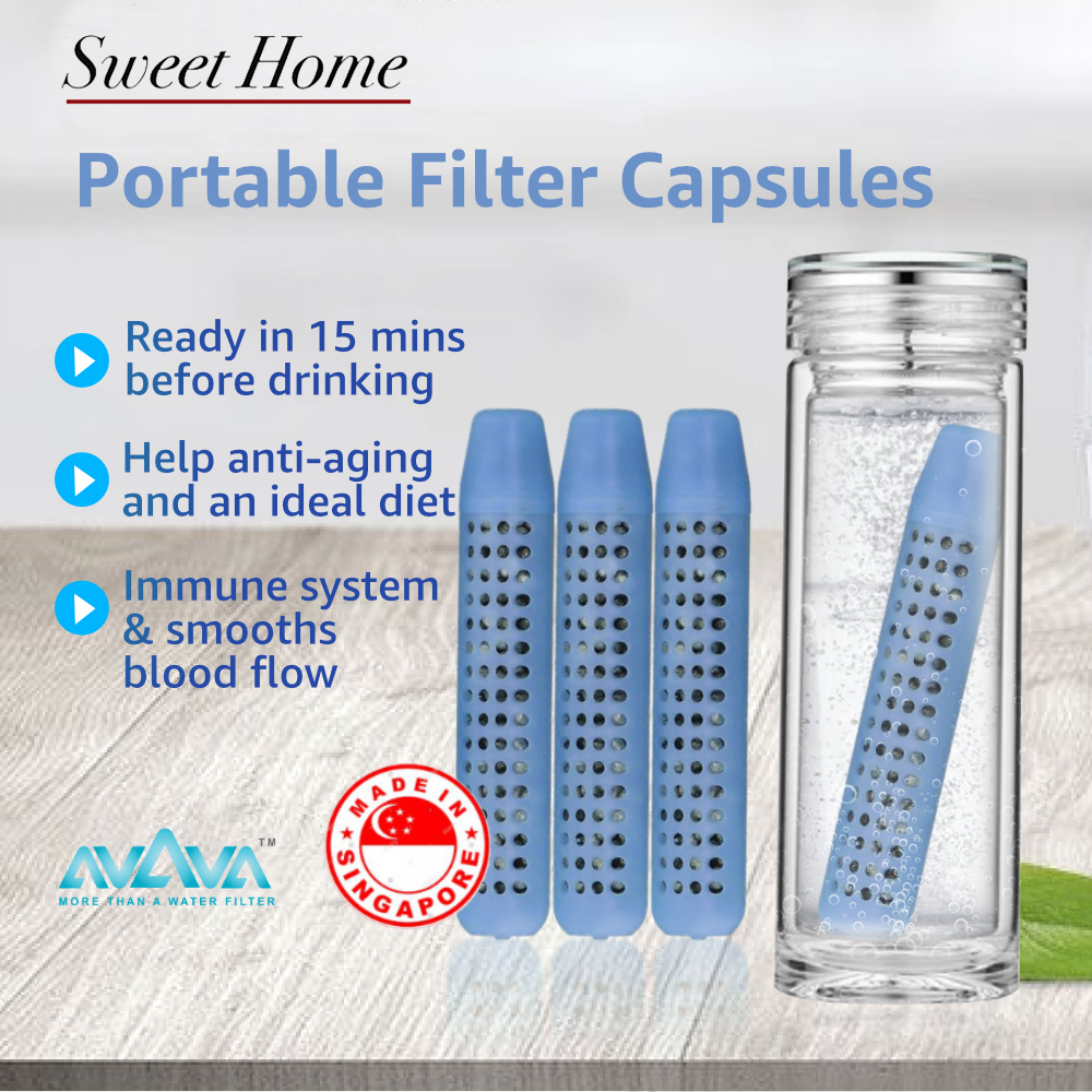 AVAVA Portable MODEL 700-MX Magnesium Mineralized Water Stick Capsules ...