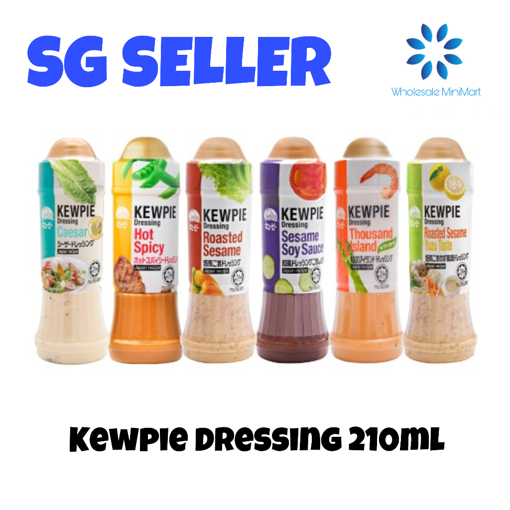 Kewpie Dressing Roasted Sesame/Caesar/ThousandIsland/HotSpicy/Roasted ...