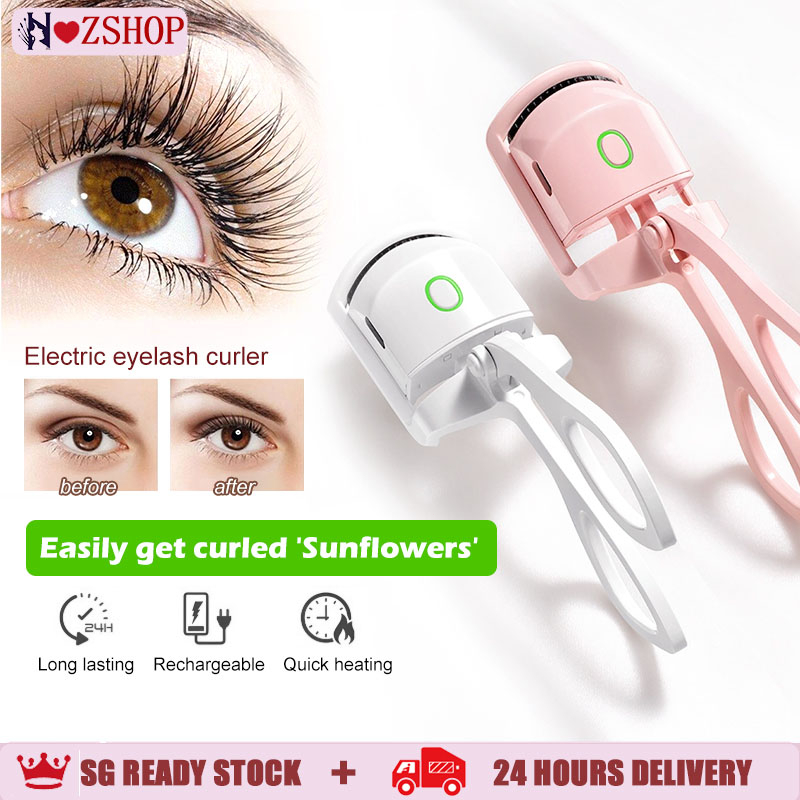 [SG] Portable Heated Eyelash Curler Korea 2 Level Temp Quick Heating ...
