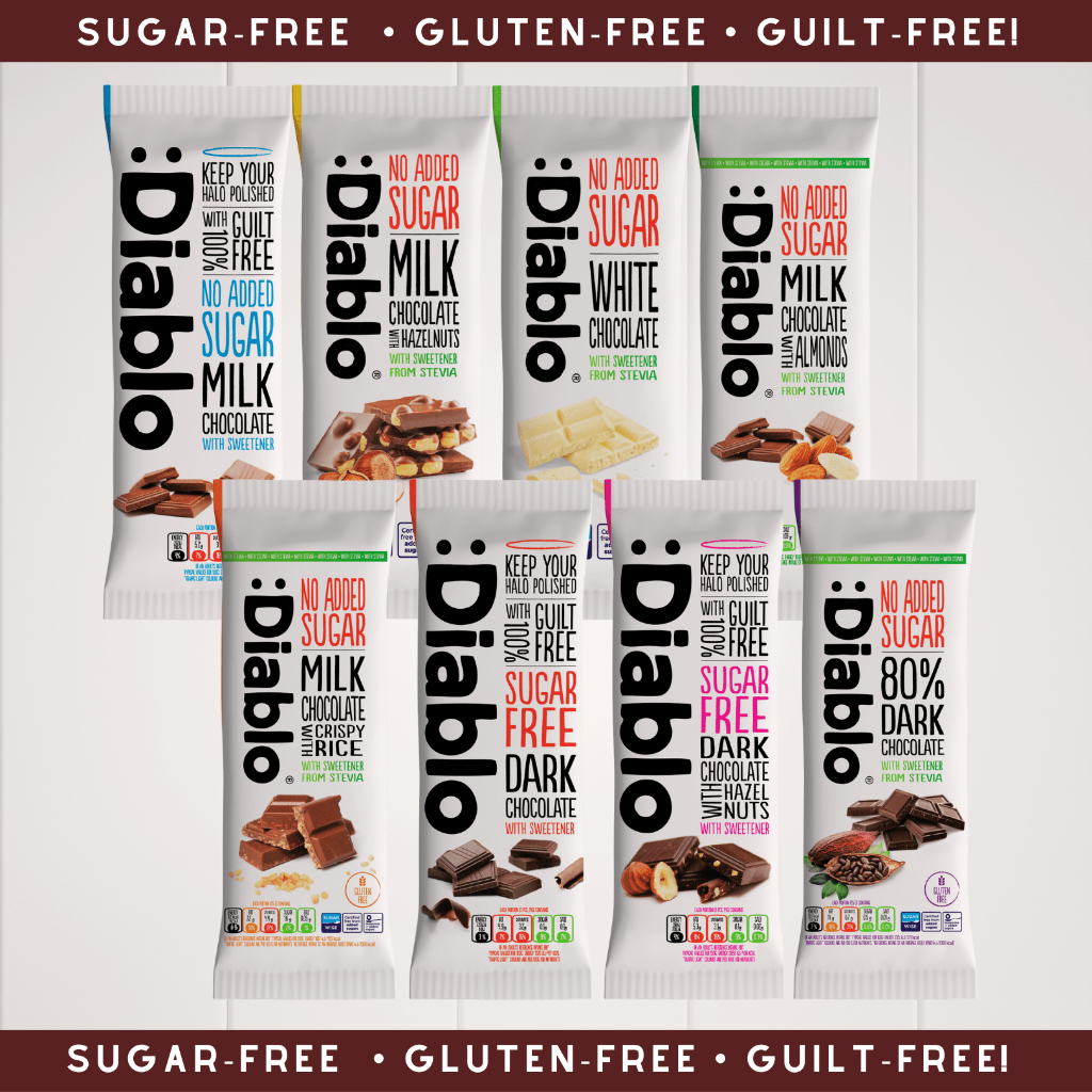 Diablo Sugar Free Chocolate Bars 75-85g | Shopee Singapore