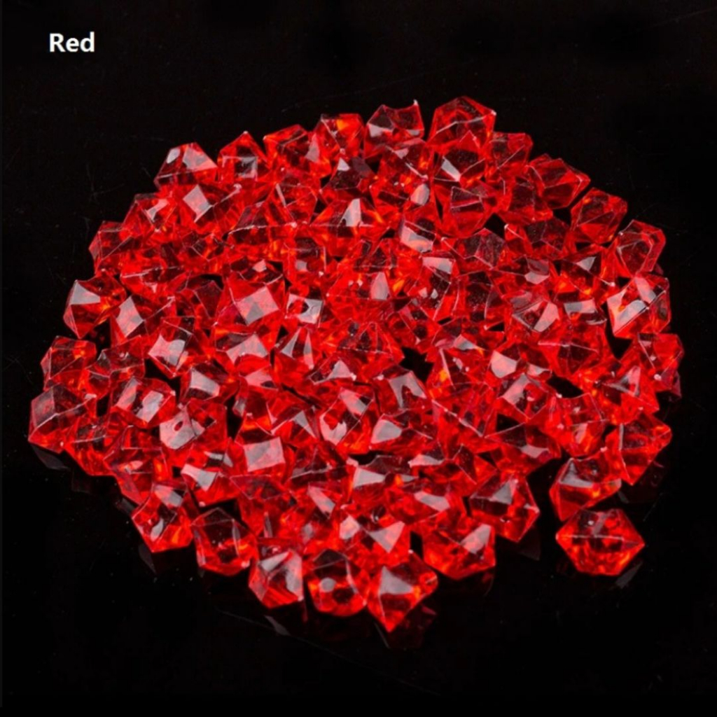 Crystal Gemstones Acrylic Stones Plastic Colourful Cover Soil ...