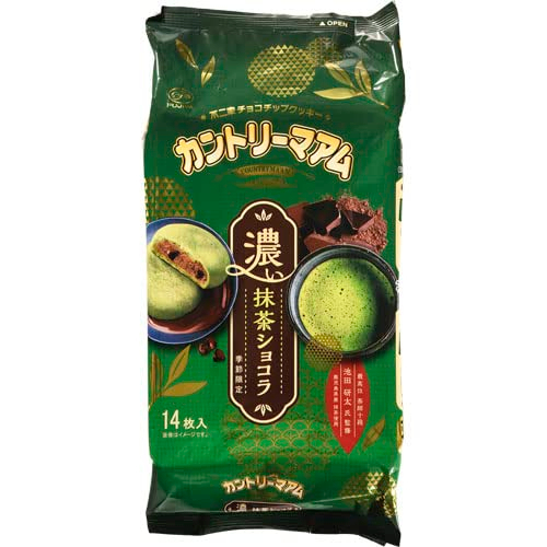 Fujiya Country Ma'am dark matcha chocolate 14 pieces 【Direct from Japan ...