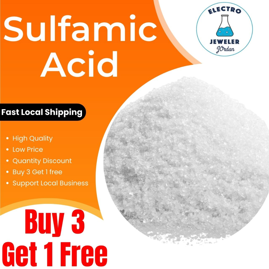 Sulphamic Acid BUY 3 KG AT THE 1 KG PRICE AND RECEIVE 1KG FREE | Shopee ...