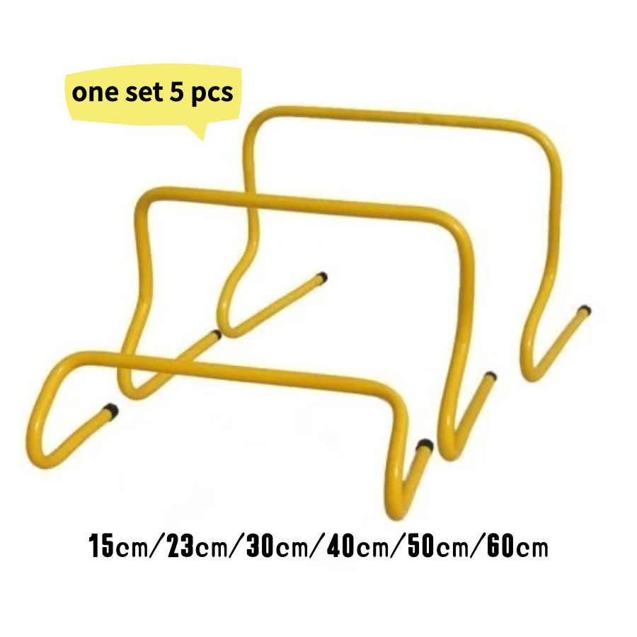 Agility Training Hurdles, 5-Pack - Hi Visibility Speed Endurance Indoor ...