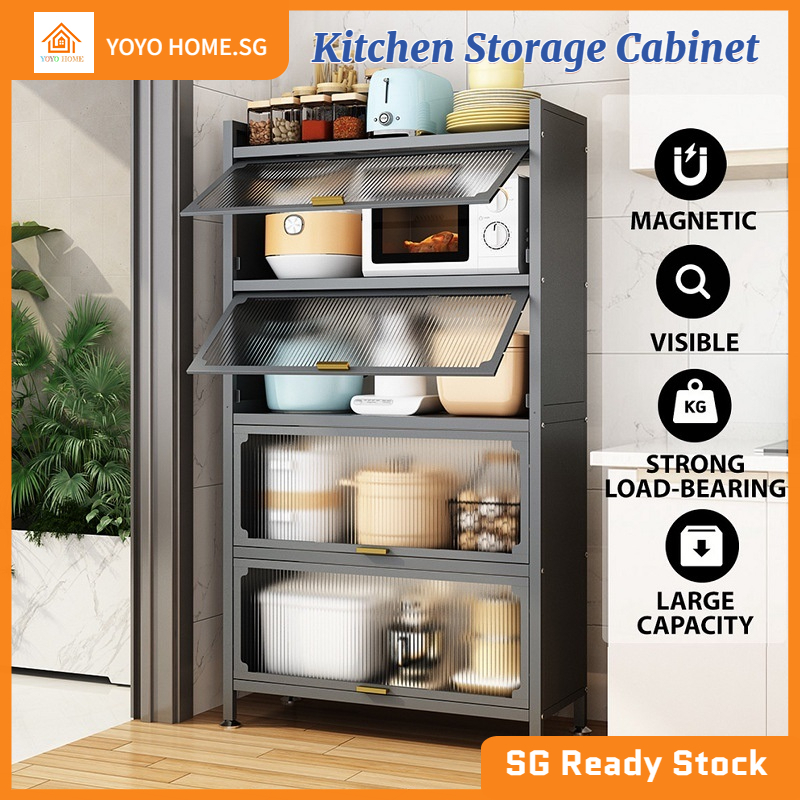 kitchen storage cabinet home locker with door Dust-proof locker ...
