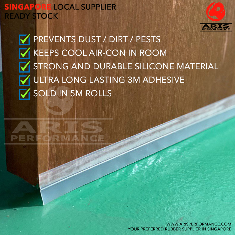 Anti Dust & Dirt Dustproof Silicone Rubber Door Seal Strip with 3M ...