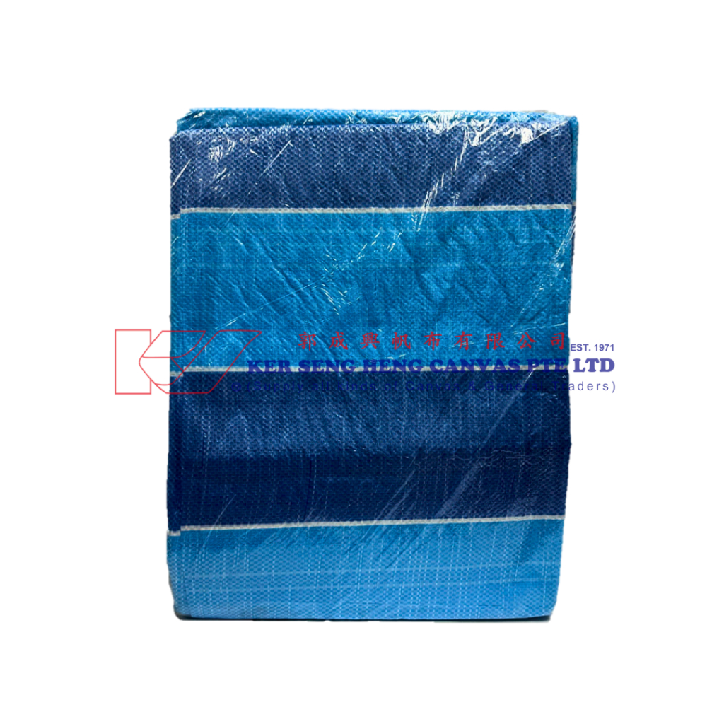 Lightweight PE Canvas in Blue/White Smaller Sizes | Shopee Singapore