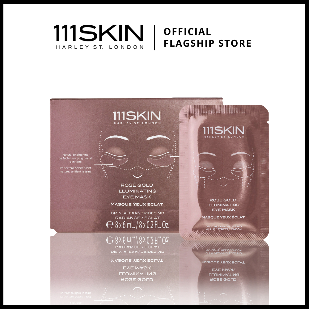 111SKIN Rose Gold Illuminating Eye Mask box (8pcs x 6ml) | Shopee Singapore