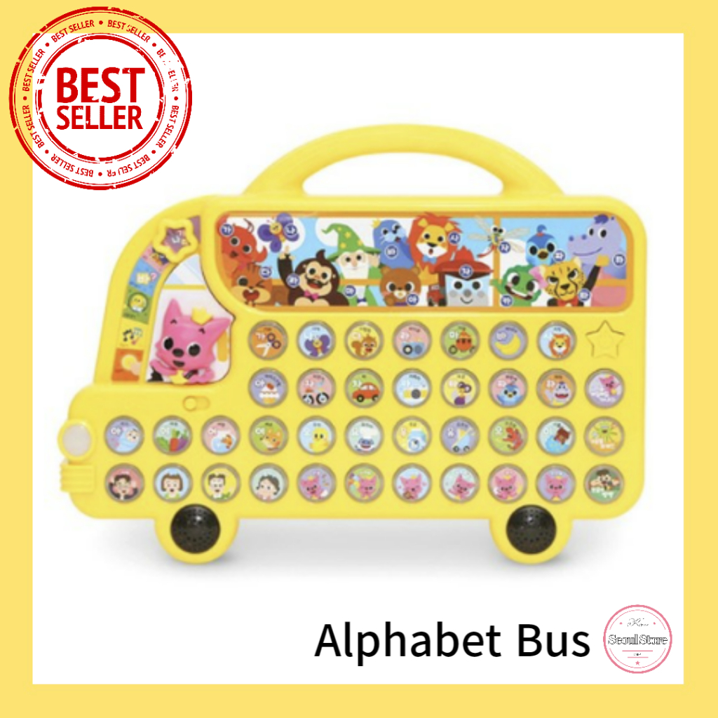 [Pinkfong] Baby Shark Korean Alphabet Bus | Shopee Singapore