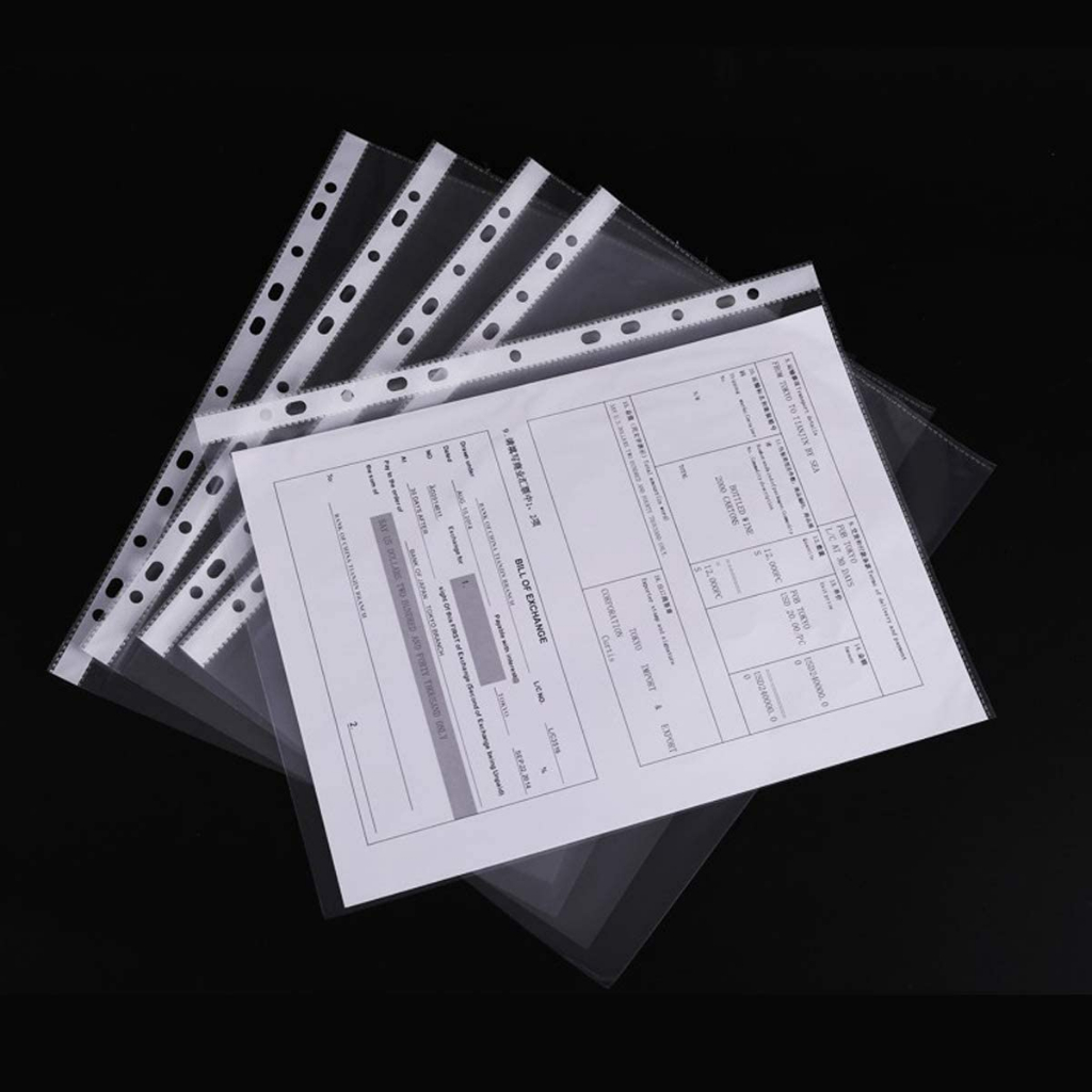 Sheet Protector A4 0.06mm 11 Hole (100pcs/pkt) | Shopee Singapore