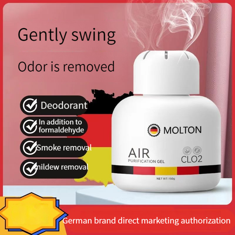 Air purifying gel kitchen deodorizer and odor decomposition air ...