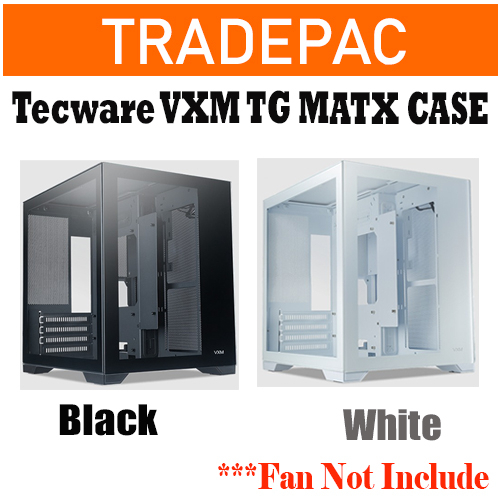 Tecware VXM TG MATX Cashing Black /White | Shopee Singapore