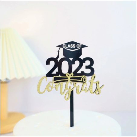 Graduation cake topper Class of 2023 cake topper graduation party ...