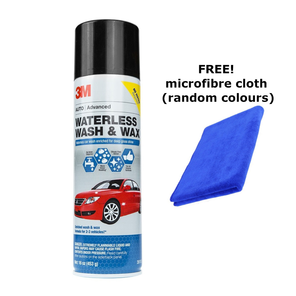 3M Waterless Wash & Wax 16oz (453g) | Shopee Singapore