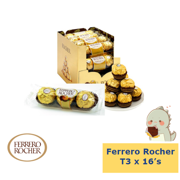 Ferrero Rocher Chocolate T3 x 16pcs [HALAL] | Shopee Singapore