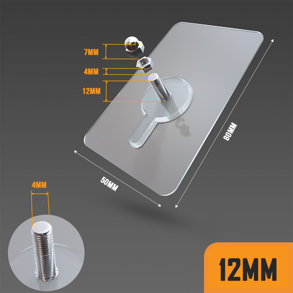 SG DIY Stick On Screw Mount - No Drill Traceless Strong Wall Hanging ...