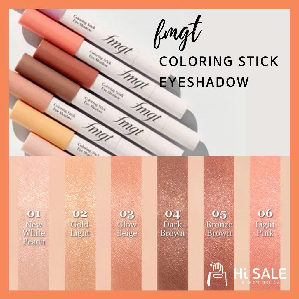 THE FACE SHOP fmgt Coloring Stick Eye Shadow (7 colors) / Soft blending | Shopee Singapore