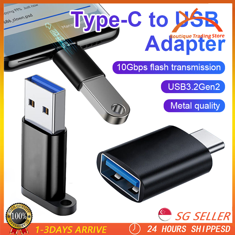 【SG Stock】USB To Type-C Mirco To Type-C/Type-C To USB OTG Converter ...