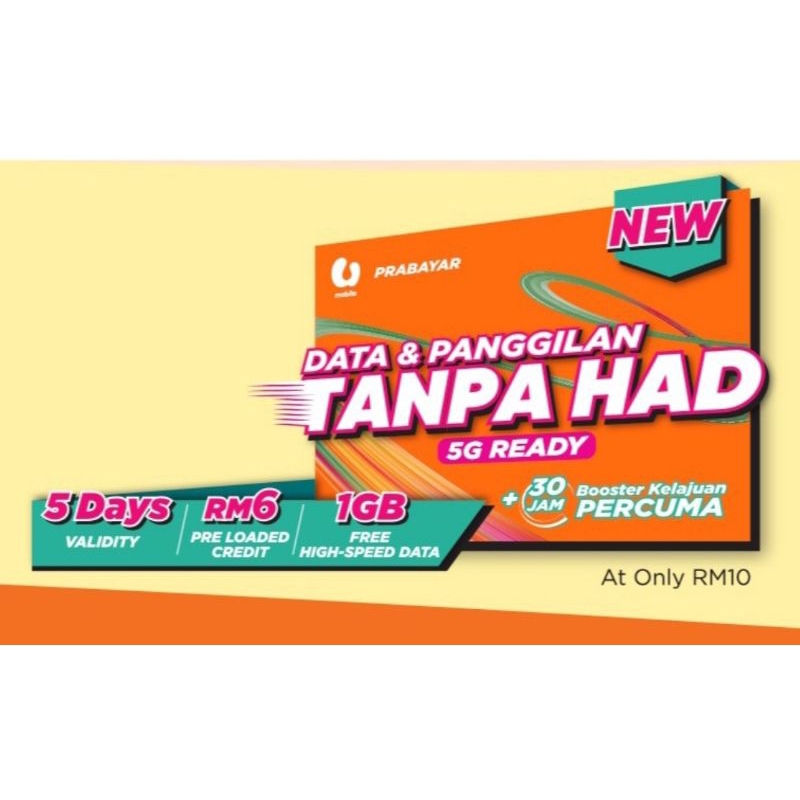 U Mobile SIM card self activation | Shopee Singapore