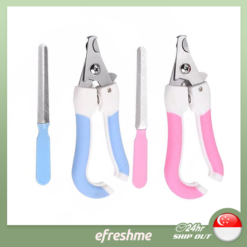 Pet Cat Dog Nail Clipper Cutter Stainless Steel Grooming Scissors Set ...