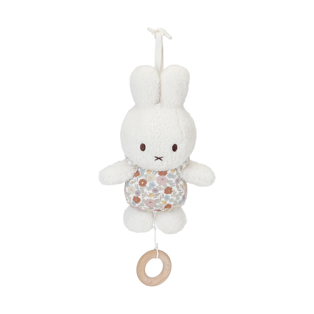 Miffy Vintage Little Flowers Music Box. Baby Crib Attachment Music Box ...