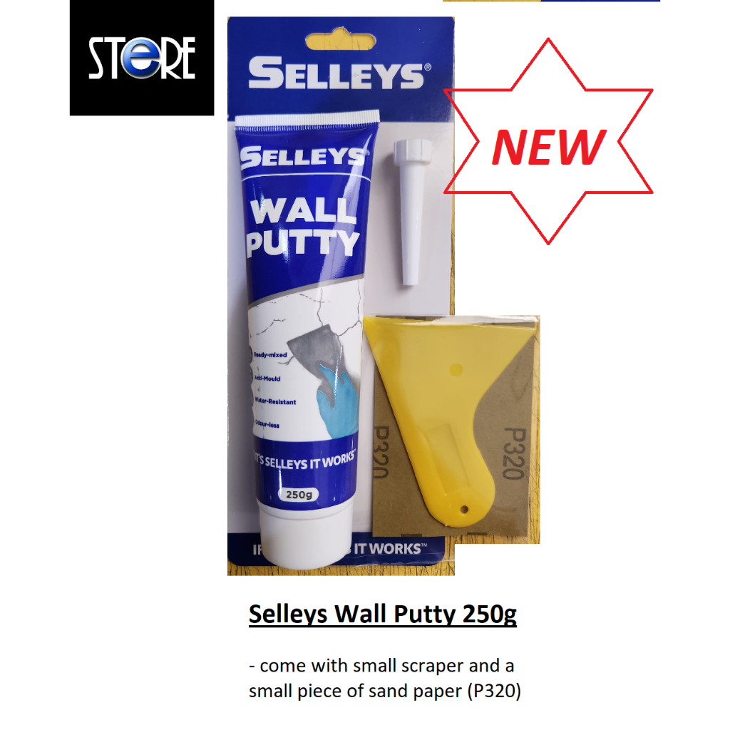 [Bundle Deal] Selleys Wall Putty 500gm/250gm(tube) | Shopee Singapore