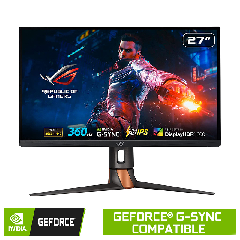 ASUS ROG Swift PG27AQN 27” 360Hz 1440P HDR QHD Gaming Monitor - Fast ...